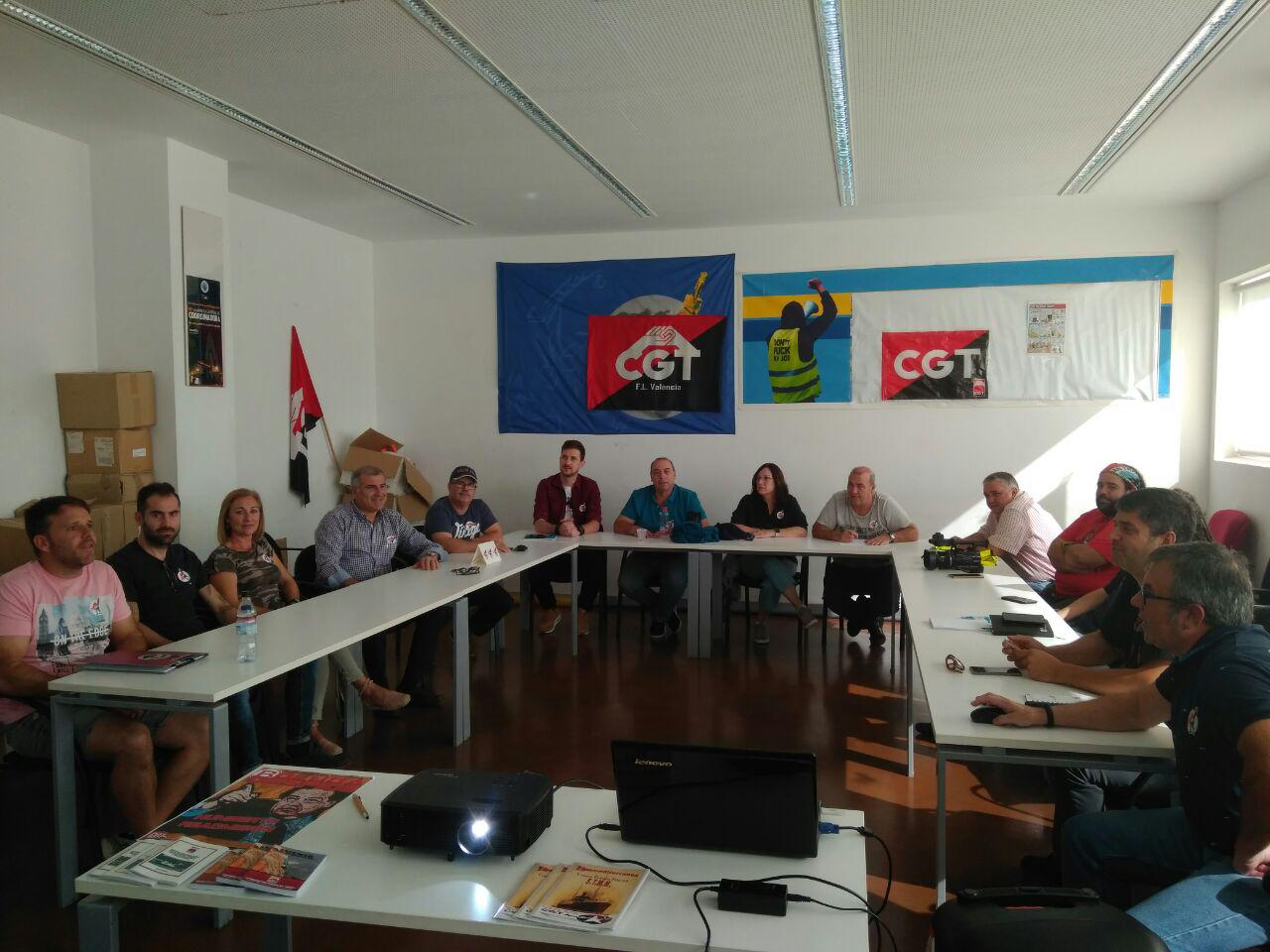 CGT CONSTITUYE LA ASAMBLEA LOCAL DEL PUERTO DE VALENCIA CON TODOS LOS ...